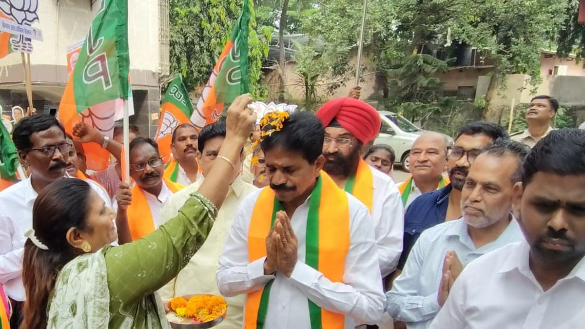 TH27 ABHINAY DTamil Selvan, lone Tamil MLA from BJP, says development work paid off after hat ...